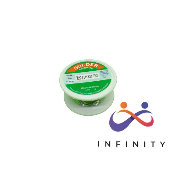 Jual Timah Solder PANDA sn dia 0.8mm 60/40 3 Meter 3M Timah Gulung ...