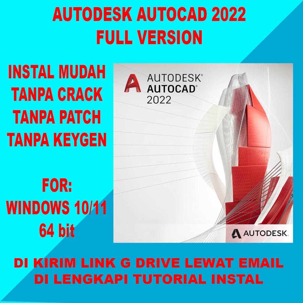 Jual A-CAD 2022 // x64 - for Wind 10//11 - Instal Mudah | Shopee Indonesia