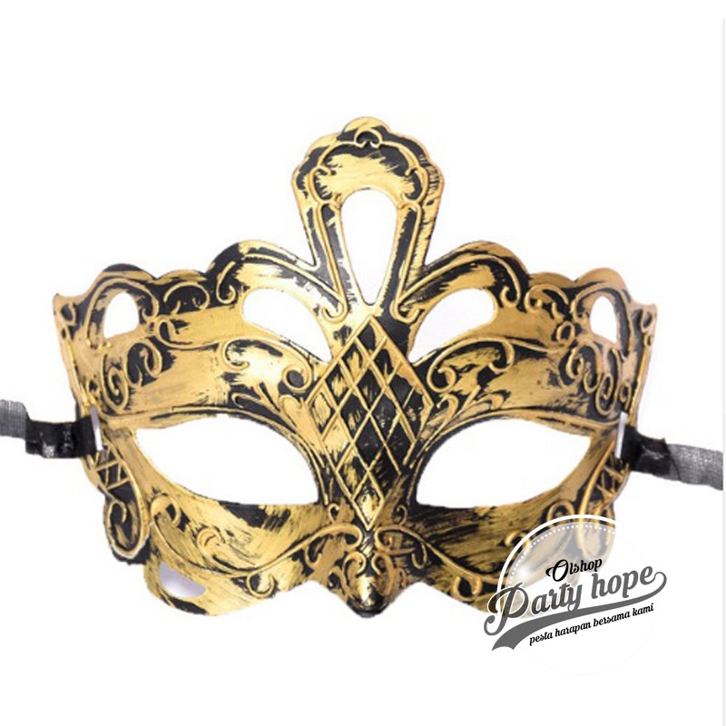 Jual Topeng Rome gold / Topeng Pesta / Party Mask / Masquerade Mask ...