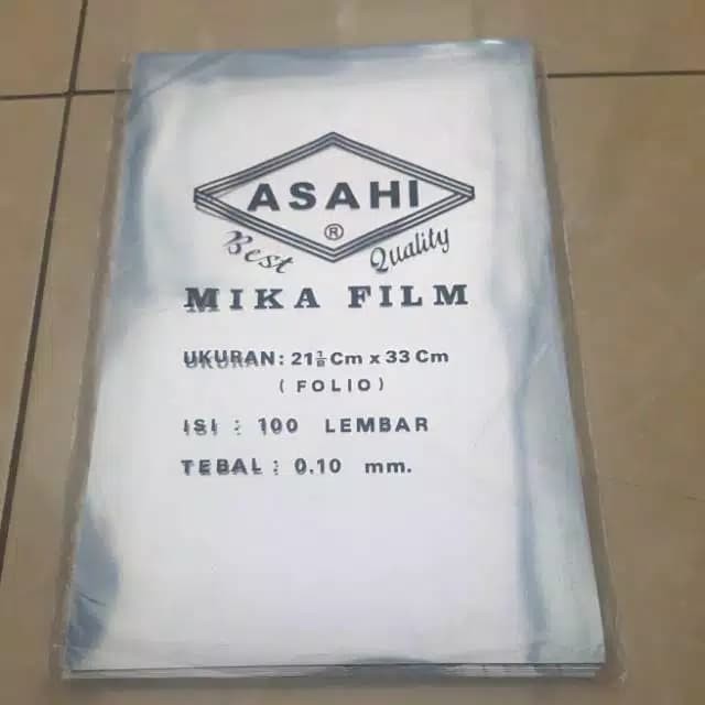 Jual (1 pack) Asahi Mika jilid bening cover jilid plastik jilid Folio fotocopy | Shopee Indonesia