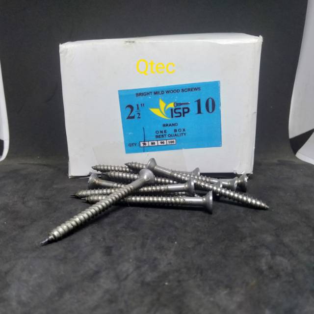 Jual Skrup kayu 2 1/2x10 (+) | Shopee Indonesia