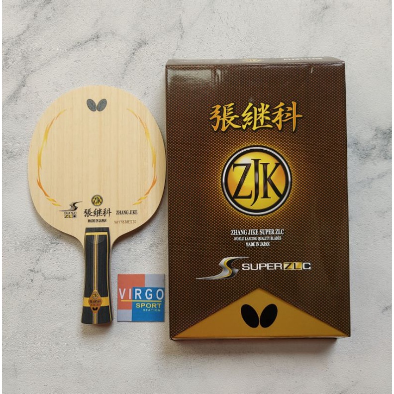 Jual Butterfly Zhang jike super ZLC handle FL kayu blade bat bet pingpong 100%Original | Shopee ...