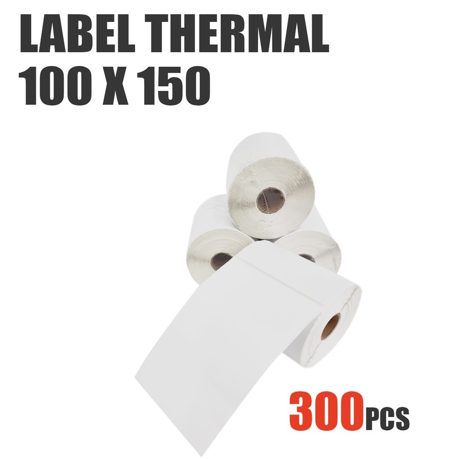 Jual Label Sticker Barcode Thermal 100 x 150 - Label Sticker Thermal - Thermal Sticker - Kertas ...