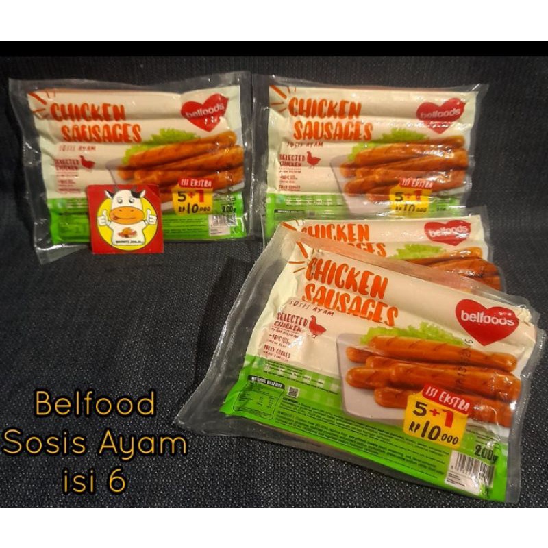 Jual BELFOODS SOSIS AYAM 6 PCS - FROZEN FOOD - BRONTZ JOGJA | Shopee ...