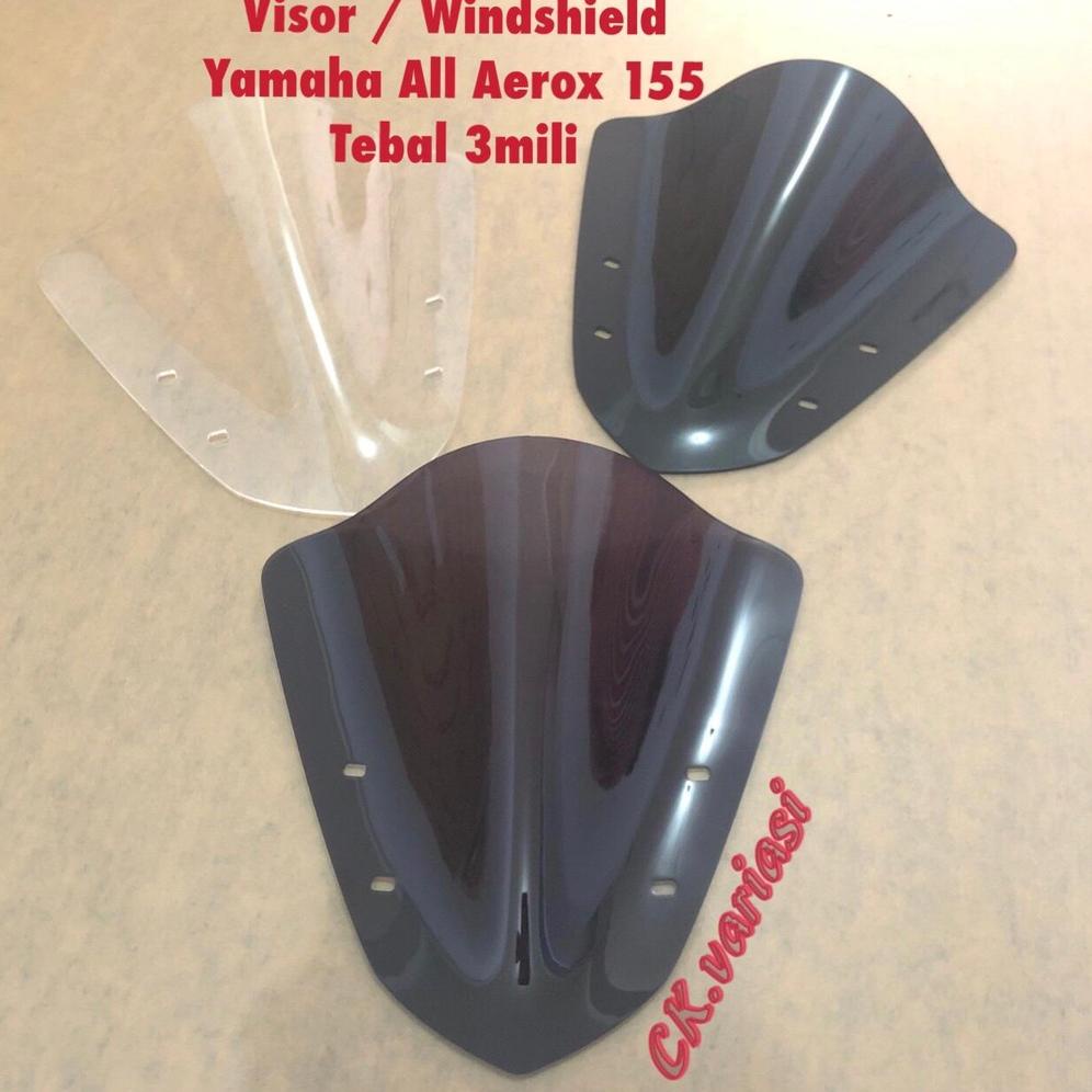 Jual nzu36 Visor Yamaha Aerox 155 connected / Windshield Yamaha All new ...