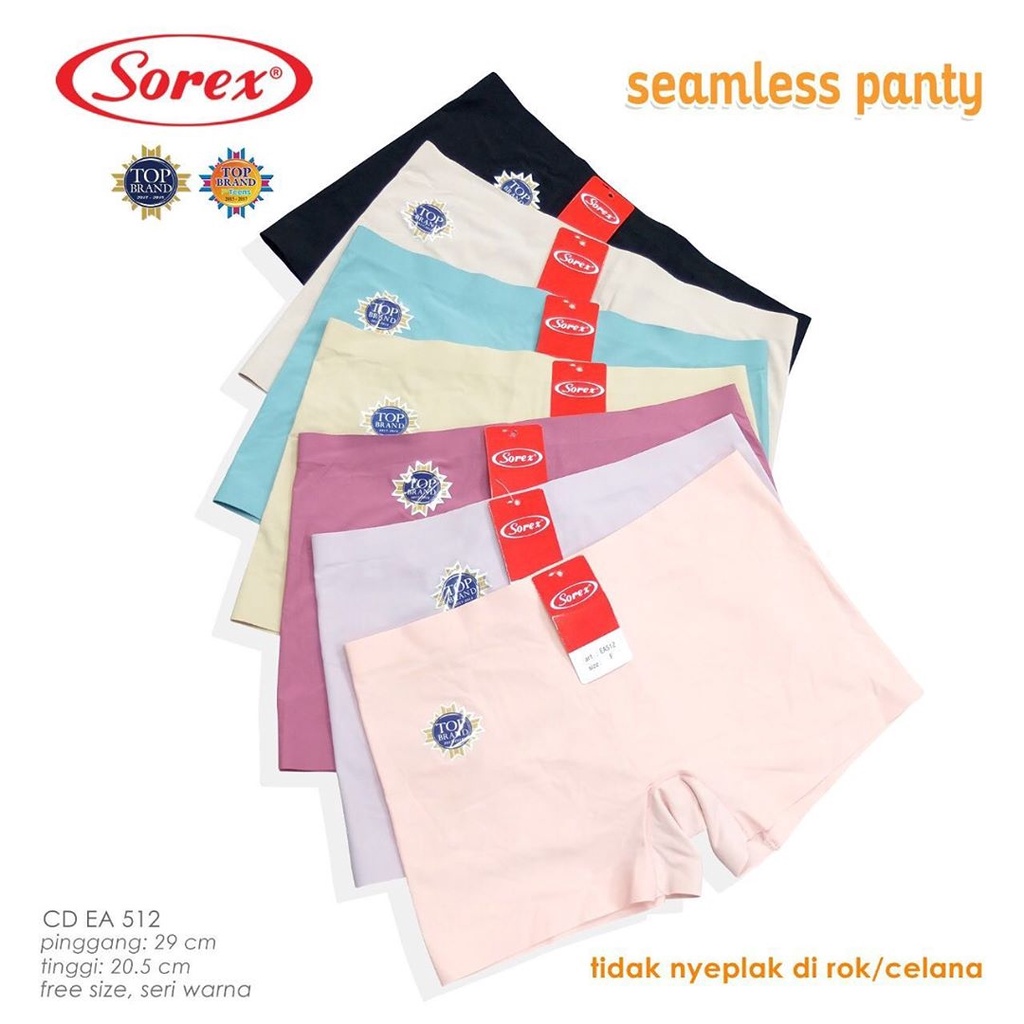 Jual SOREX Celana Dalam Boxer Seamles Tanpa Jahitan (Isi 2 pcs) / CD Seamless Anti Nyeplak Tanpa ...