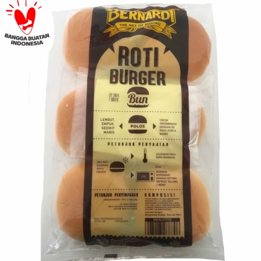 Jual Bernardi Roti Burger Polos | Shopee Indonesia