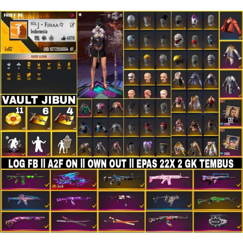 Jual akun ff murah | Shopee Indonesia