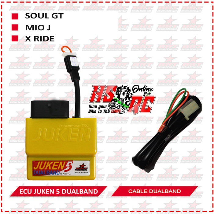 Jual ECU Racing BRT JUKEN 5 DUAL BAND Mio J Soul GT 110 XEON RC XRide ...
