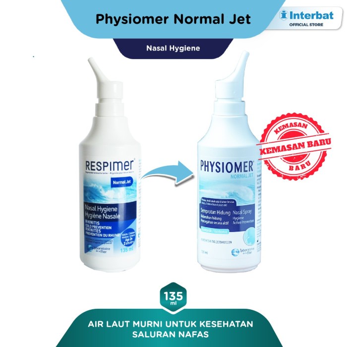Jual VITA21 PHYSIOMER NORMAL JET NASAL SPRAY HYGIENE 135 ml UNTUK ANAK ...