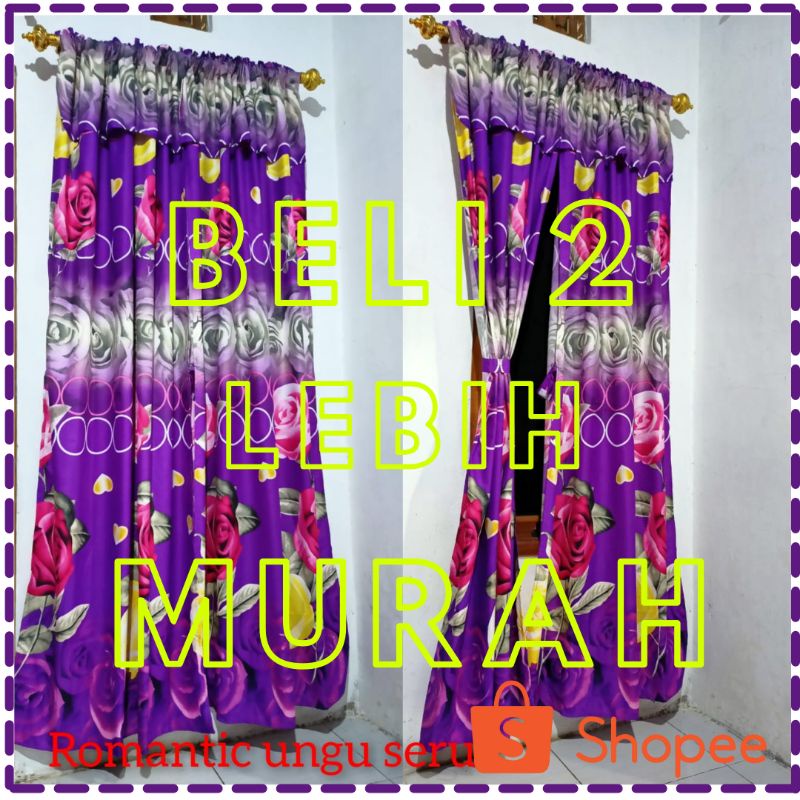 Jual Korden Jendela Minimalis Ruang Tamu Bahan Katun Tebal dan Halus ...