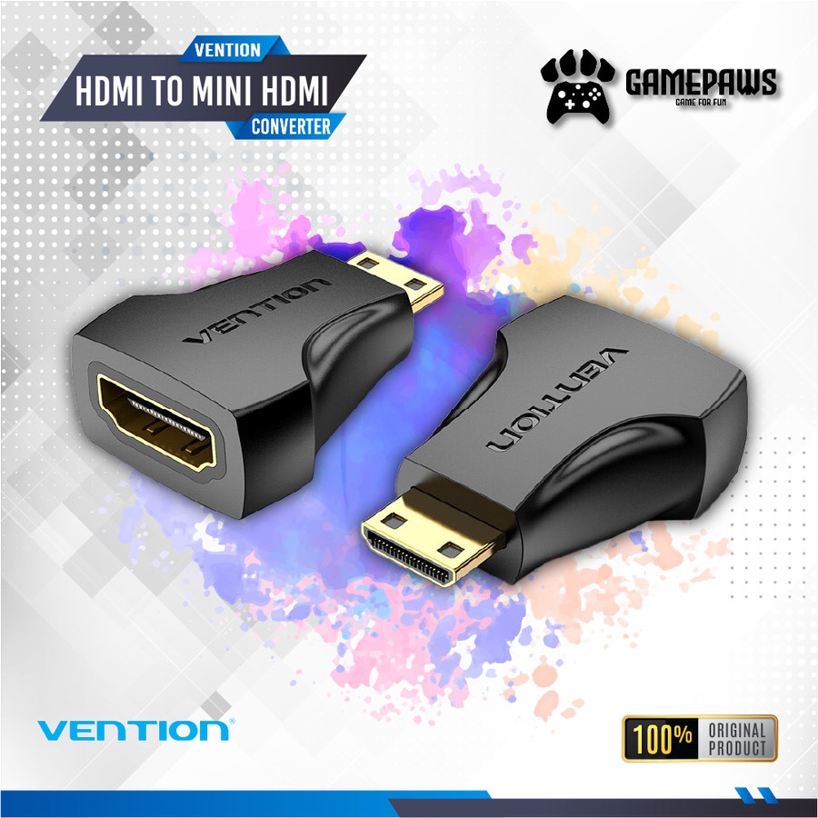 Jual Vention Adapter HDMI Female to Mini HDMI Male AIS | Shopee Indonesia