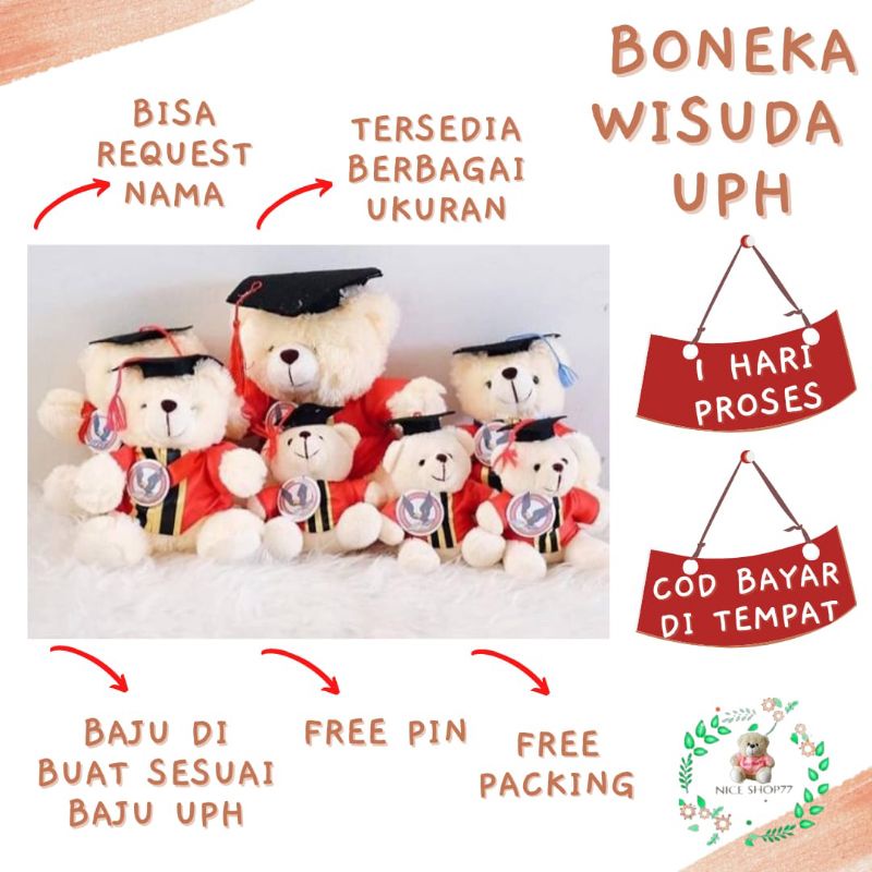 Jual Boneka wisuda UPH | Shopee Indonesia