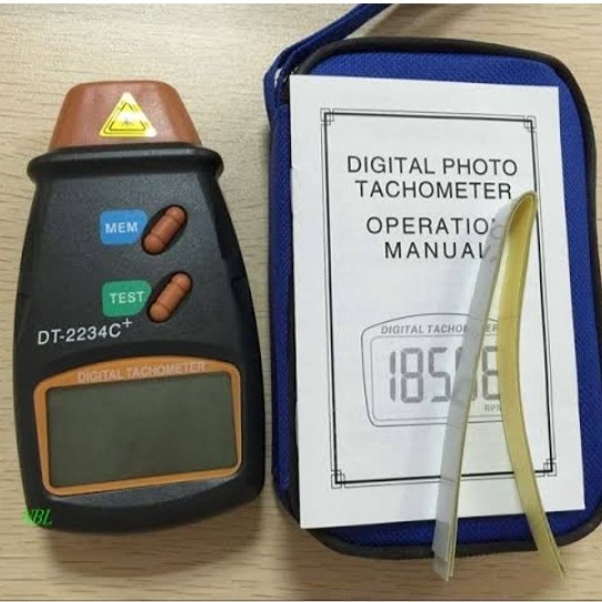 Jual LCD Digital Laser Tachometer (Rpm) Alat Ukur Kecepatan Putaran ...