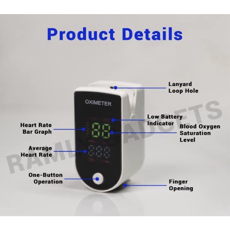 Jual PULSE OXIMETER PREMIUM - OKSIMETRI - PENGUKUR SATURASI OKSIGEN ...