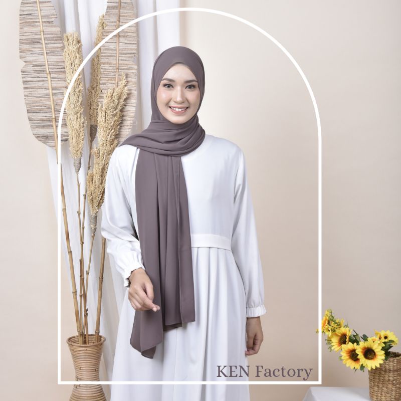 Jual Pashmina Ceruty Babydoll / hijab jilbab kerudung Pasmina HEAVY CHIFFON Cerutti shawl ...