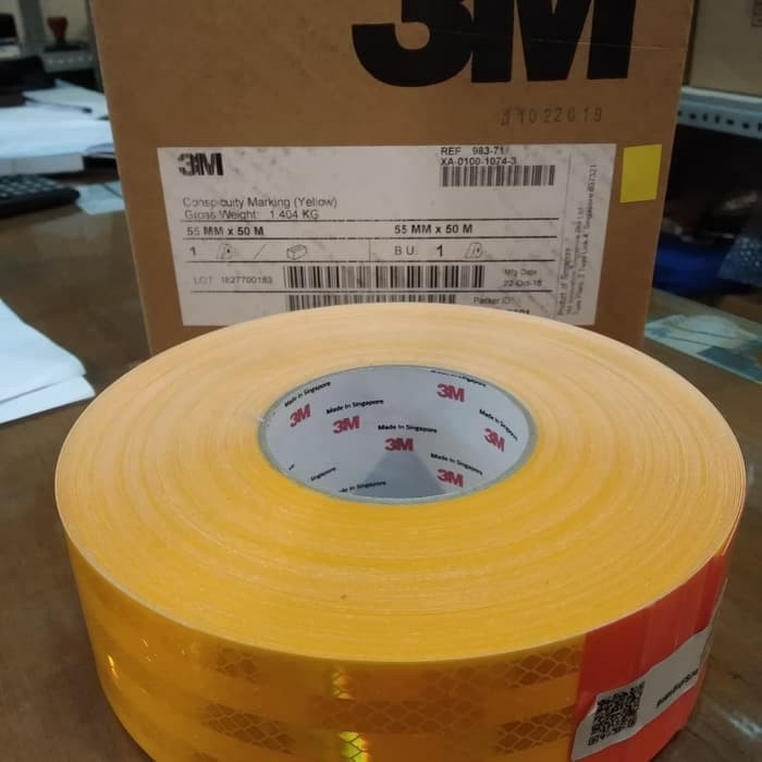 Jual Sticker Uji Kir 3M 983 Conspicuity Markings Diamond Grade - Kuning | Shopee Indonesia