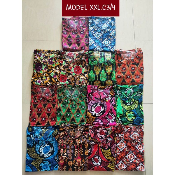 Jual Batik Bagan Model Celana 3/4 | XXL | Shopee Indonesia