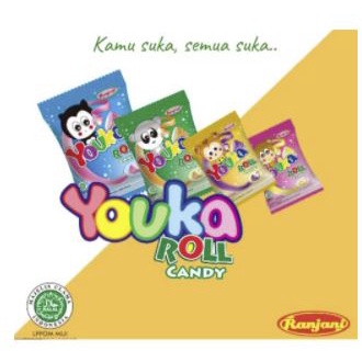 Jual Yukarol Youka Roll Youkarol Youkaroll Candy Permen Ranjani ( 1 Pak ...