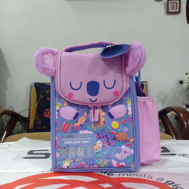 Jual Smiggle Backpack Junior Animalia Purple Koala original | Shopee ...