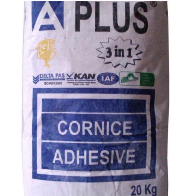 Jual Dempul Gypsum A Plus 20kg / Cornice Compound Gojek | Shopee Indonesia