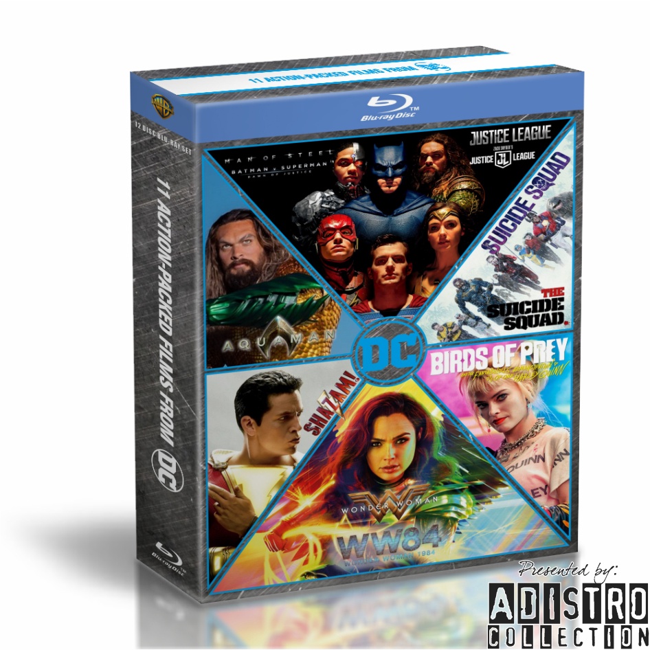 Jual Film Blu-Ray DC CINEMATIC UNIVERSE Edisi BOX SET COMPLETE | Shopee ...