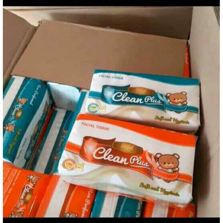 Jual tisu clean plus 180sheet | Shopee Indonesia