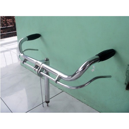 Jual Stang sepeda onthel merk simplex model rem ganda croom mulus ...