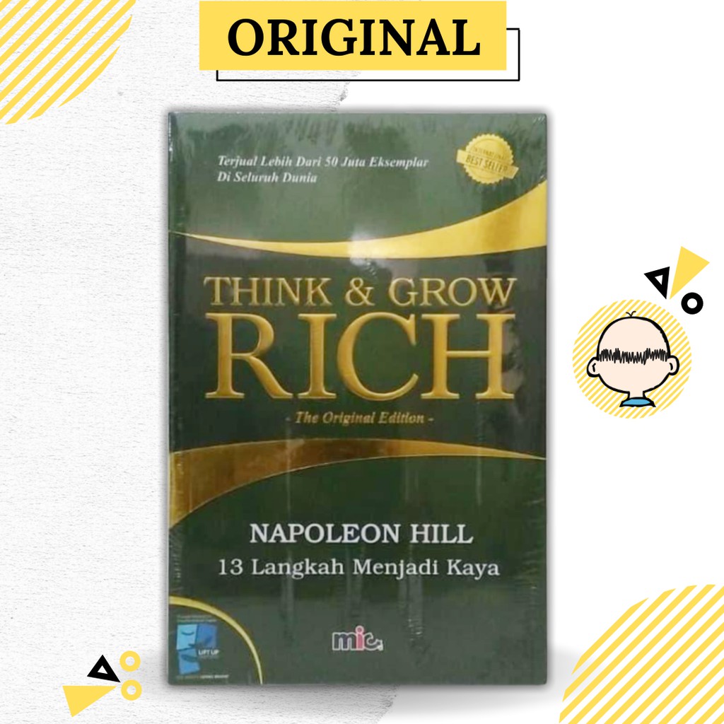 Jual Buku Think And Grow Rich Napoleon Hill 13 Langkah Menjadi Kaya