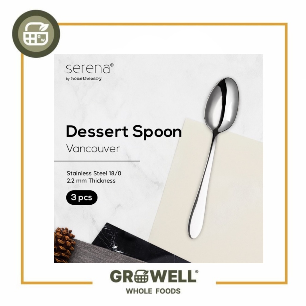 Jual SERENA VANCOUVER - DESSERT SPOON 3'S /CG | Shopee Indonesia