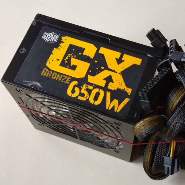 Jual PSU BEKAS COOLER MASTER 80+Bronze 650Watt GX | Shopee Indonesia