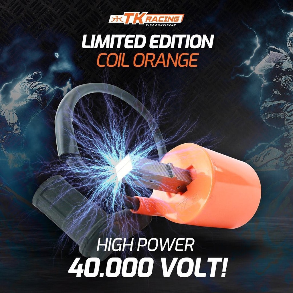 Jual Koil Racing karburator TK /TK Racing coil orange | Shopee Indonesia