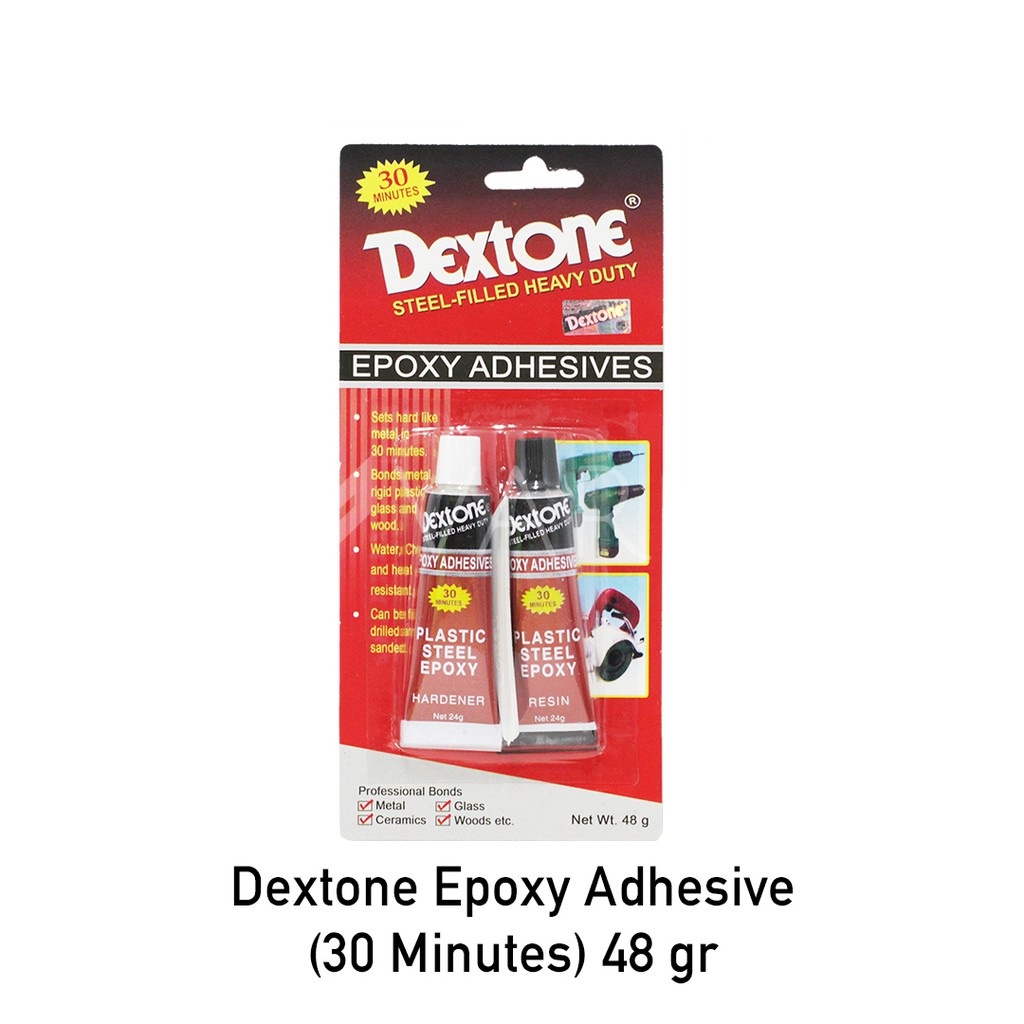 Jual LEM EPOXY / LEM CAMPUR / BESI / SERBAGUNA DEXTONE 5 MENIT Lem Besi ...