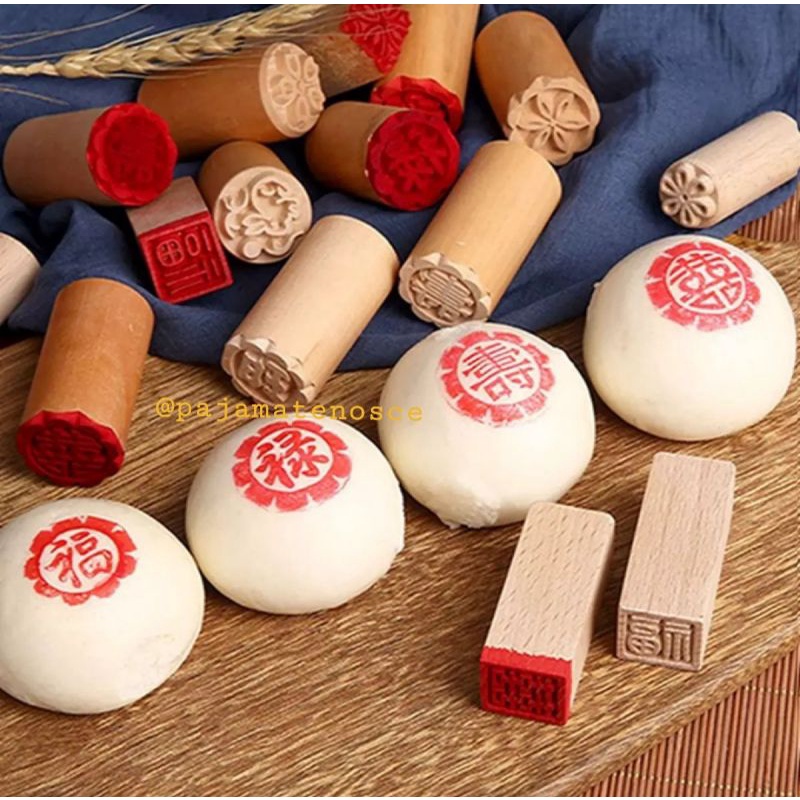 Jual Stempel Stamp Cap Bakpao Pao Kue Chinese Character Mandarin Fu ...
