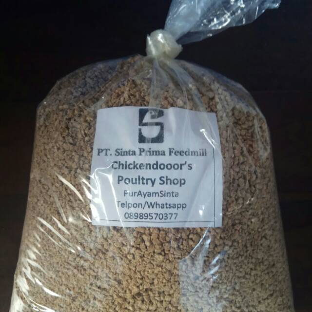 Jual Pur ayam 1 kg vur ayam merek sinta 1kg pakan ayam sinta 1 kilogram ...