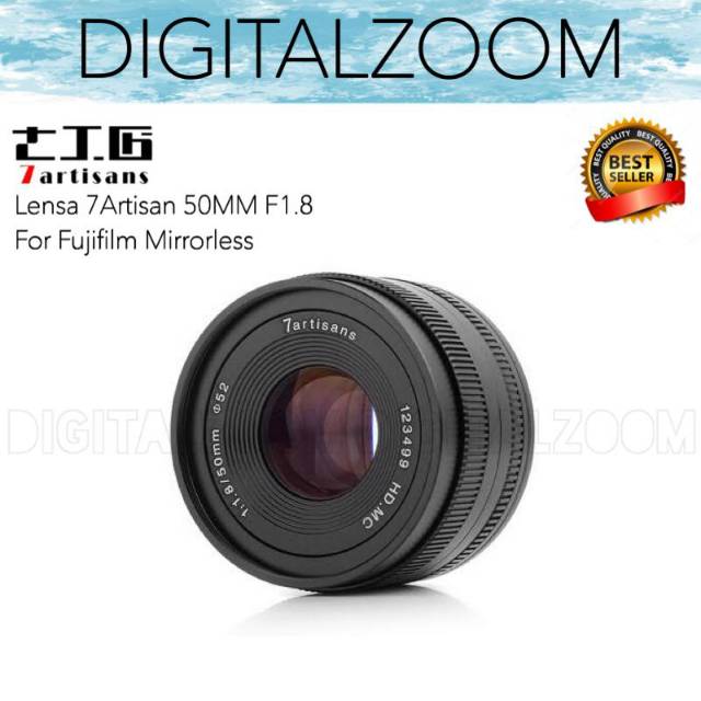 Jual LENSA 7ARTISANS 50MM F1.8 FOR FUJIFILM MIRRORLESS - LENSA 50MM ...