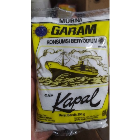 Jual Garam Cap Kapal 250 g | Shopee Indonesia