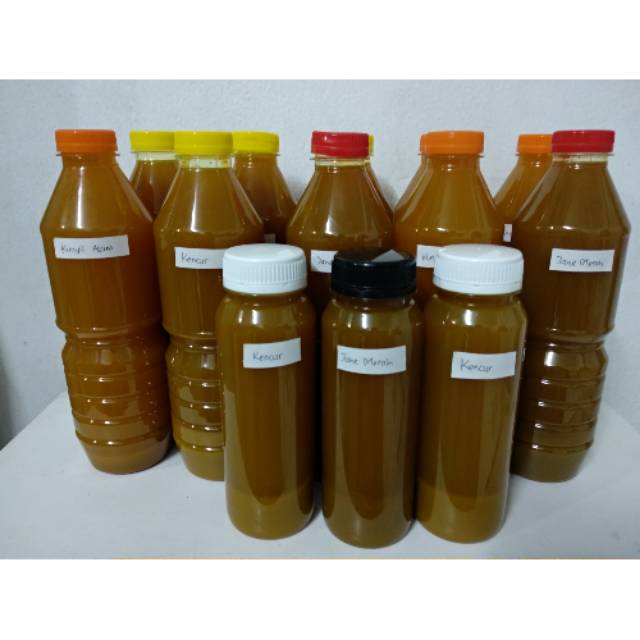 Jual Macam - macam jamu (kunyit asam, kunyit sirih, jahe merah ...