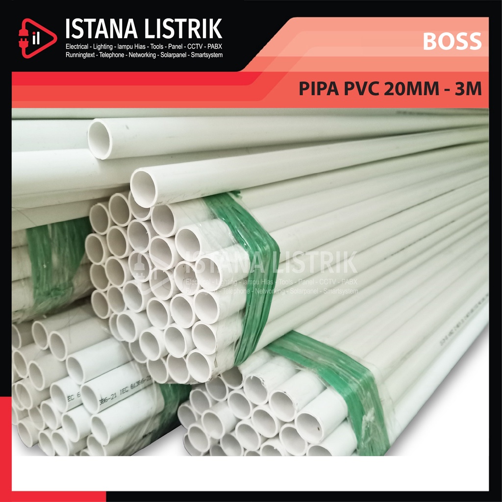 Jual PIPA PVC 20MM BOSS - 3M | Shopee Indonesia