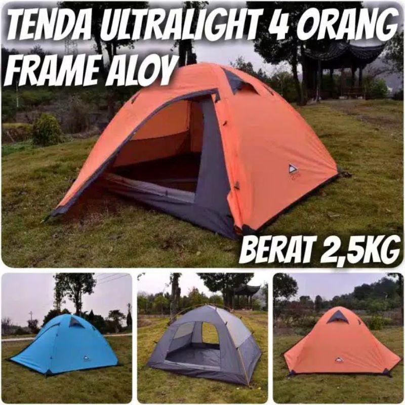 Jual tenda lwy elite alloy tenda elite frame aloy 4 orang tenda camping ...