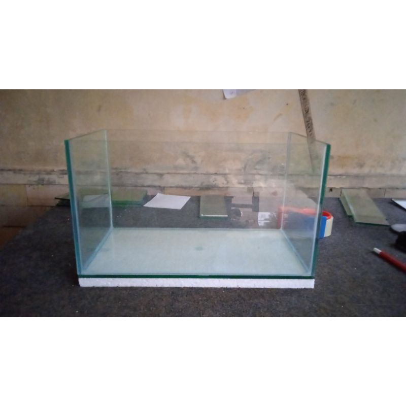 Jual Aquarium kaca aquascape aquarium ikan chana 50x25x25 | Shopee ...