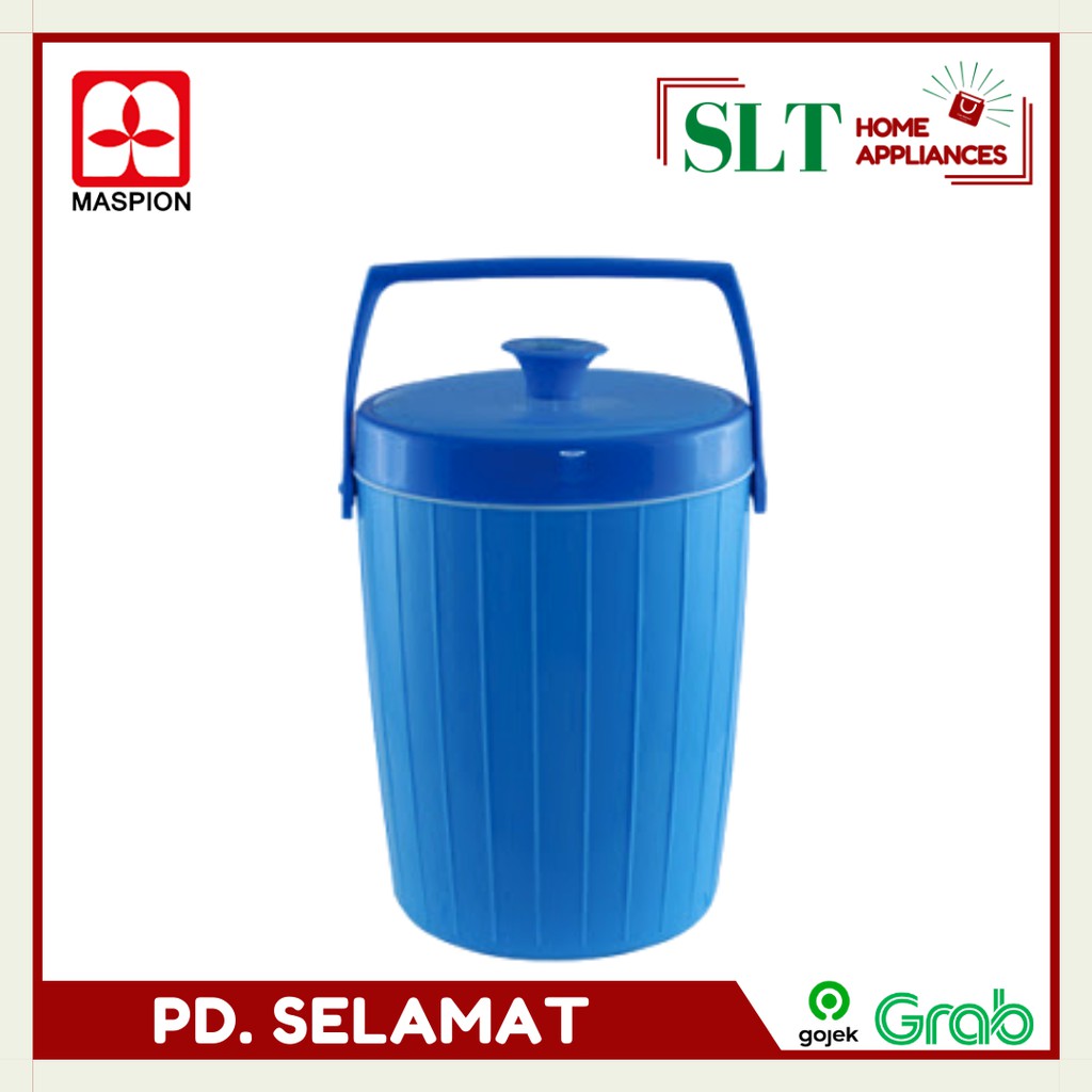 Jual RICE BUCKET ICE BUCKET TERMOS NASI TERMOS ES MASPION USA 17 L ...