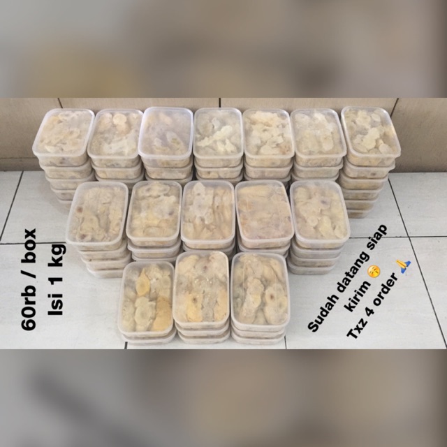 Jual SURABAYA AREA Duren medan 1box 1kg ada biji | Shopee Indonesia