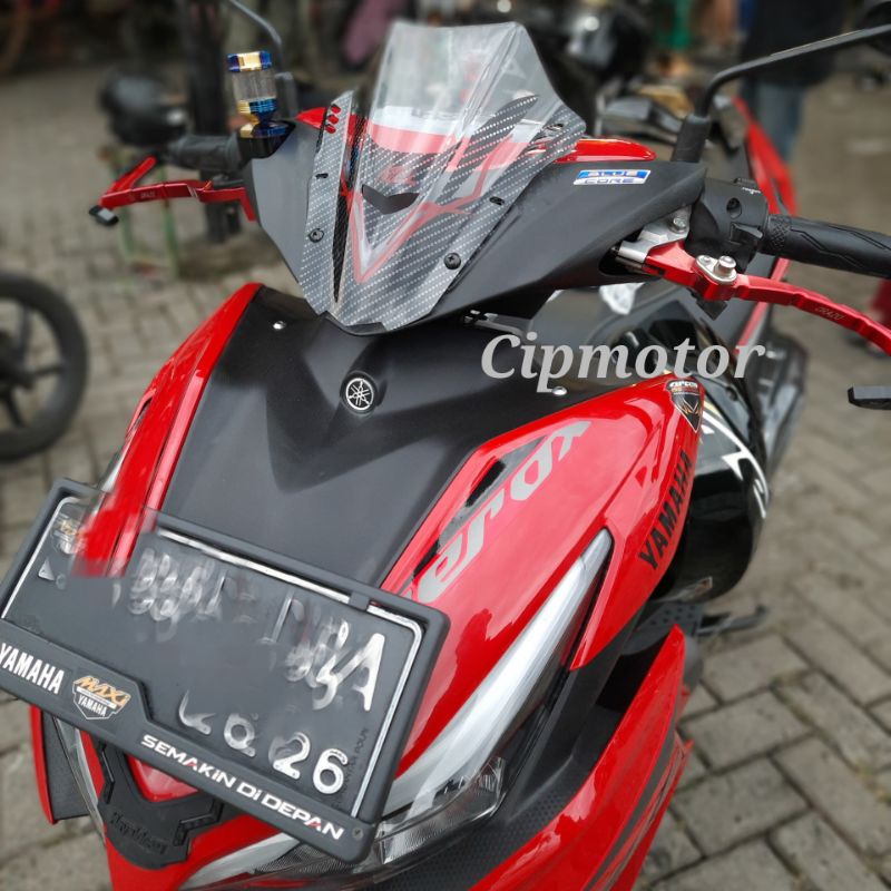 Jual Visor Aerox 155 Carbon Aizen Aerox Connected 2021 Aerox lama ...