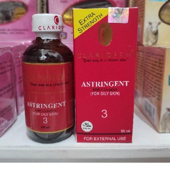 Jual Clariderm Astrigent 3 Toner Obat Jerawat ORIGINAL | Shopee Indonesia