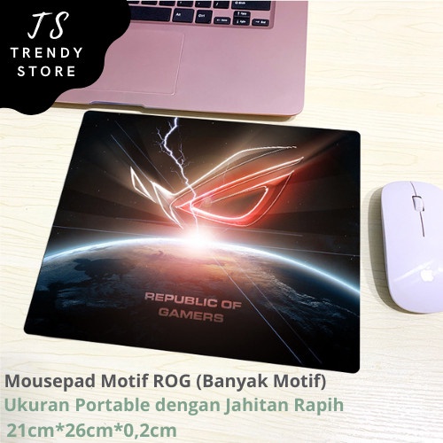 Jual Mousepad / Alas Mouse Gaming ROG Space Light Soft Surface Anti ...