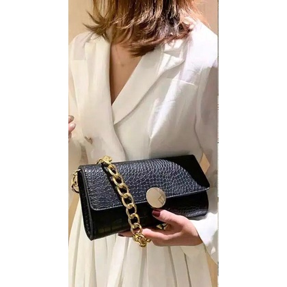 Jual Tas Selempang Wanita Kekinian croco kunci emas bulat SALIMAH HS-22 ...