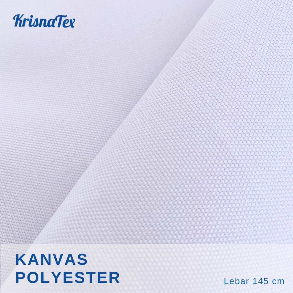 Jual Kain Kanvas Polyester Lebar 145 cm Meteran - Bahan Print Sublim ...