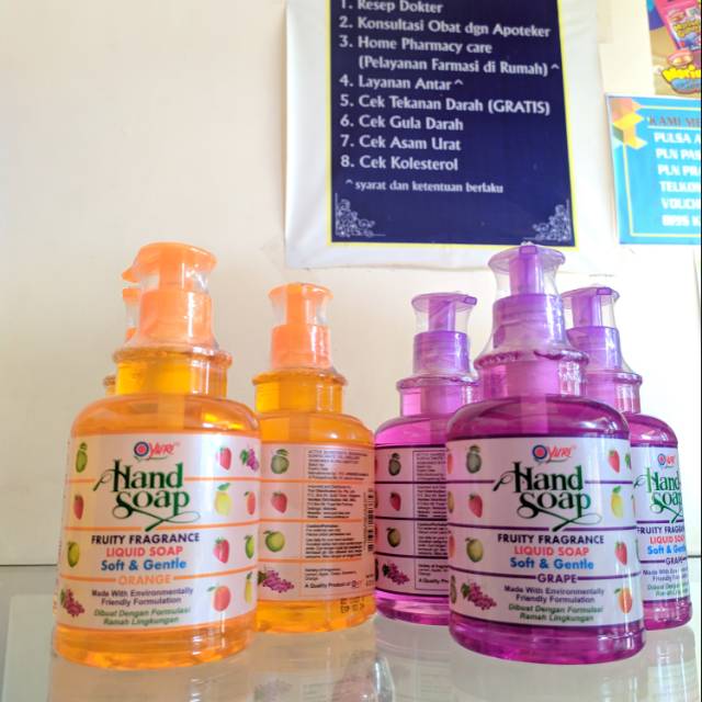 Jual READY! SABUN CUCI TANGAN YURI / HAND SHOAP BOTOL | Shopee Indonesia