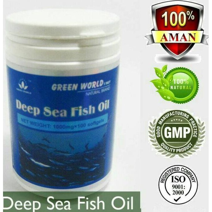 Jual OBAT STROKE/KOLESTROL/TRIGRISERIDA/DEEP SEA FISH OIL GREEN WORD ...